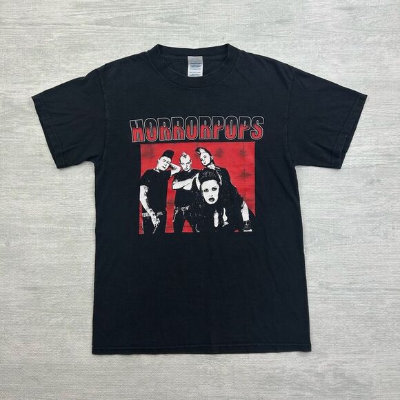 Delta | Shirts | Vintage Horrorpops Shirt Mens Small Black Punk Rock ...
